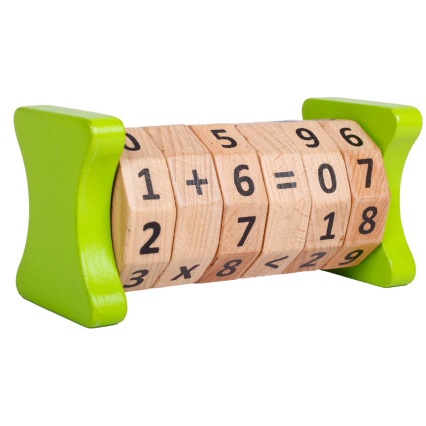Buy Wooden Math Wheel Toy (6-8 Years) on Snooplay India