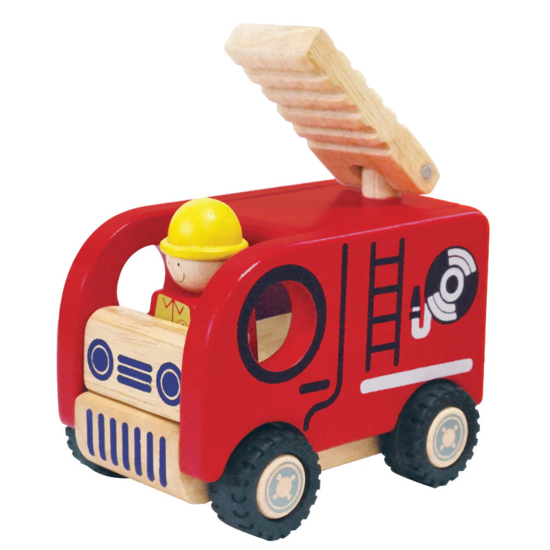 Buy Wooden Fire Engine Toy (1-3 Years) on Snooplay India