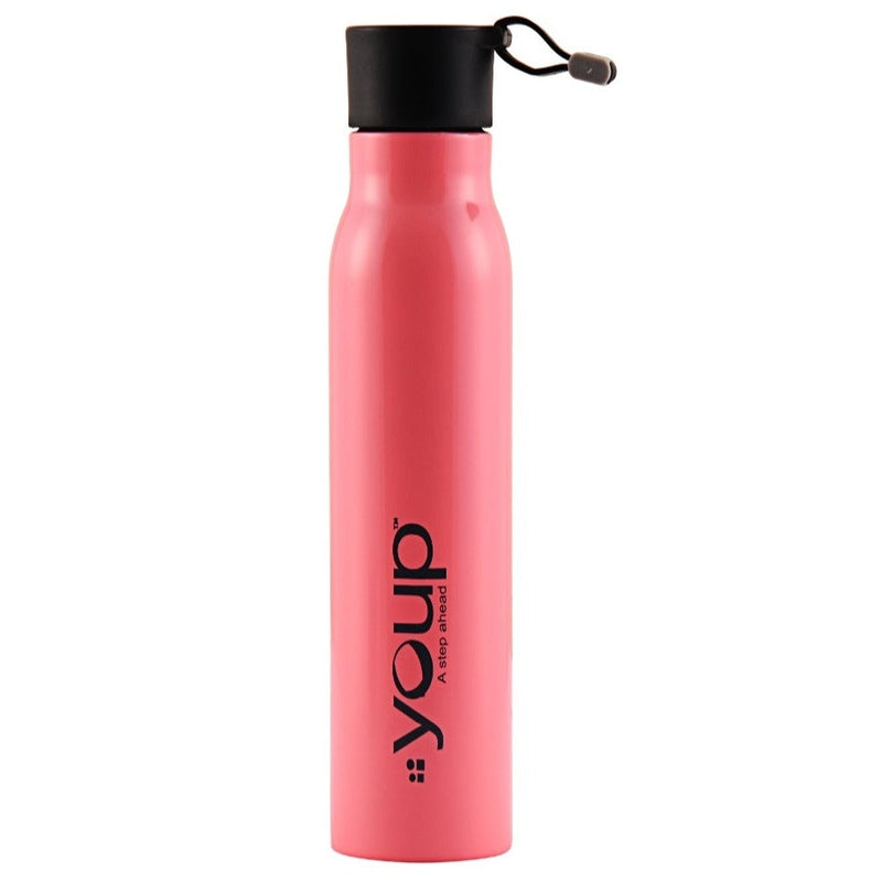 Youp Thermosteel Insulated Pink Color Water Bottle SMARTY - 350 ml ...