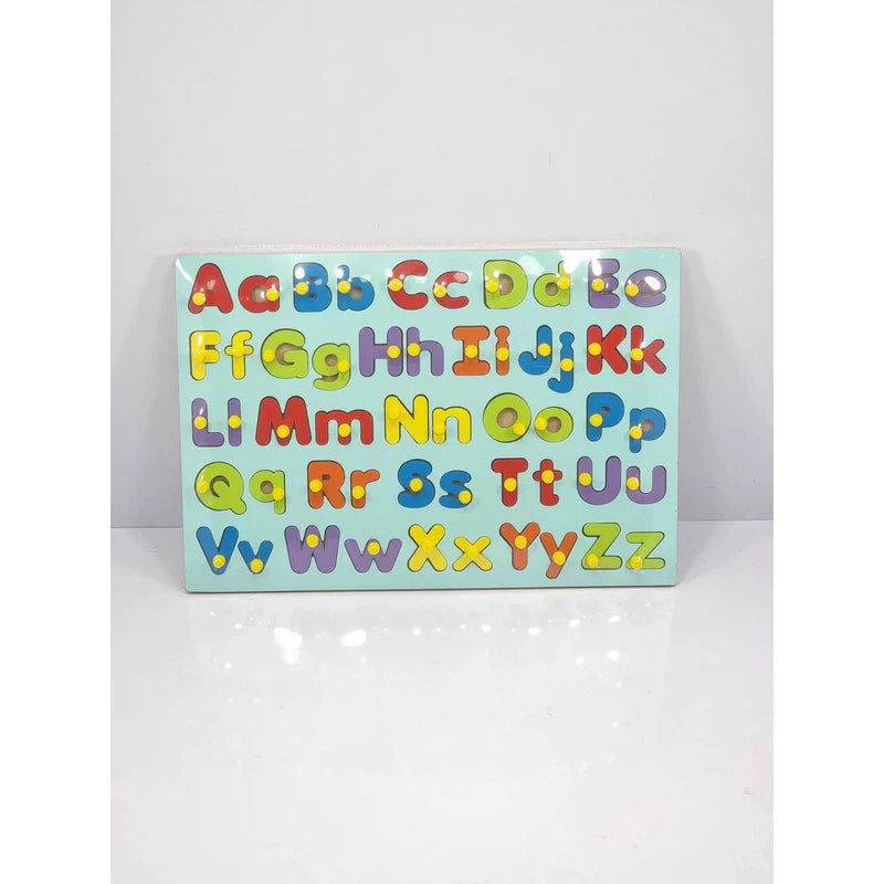 Buy Wooden Uppercase & Lowercase Alphabet Educational Puzzle (2-5 Years ...