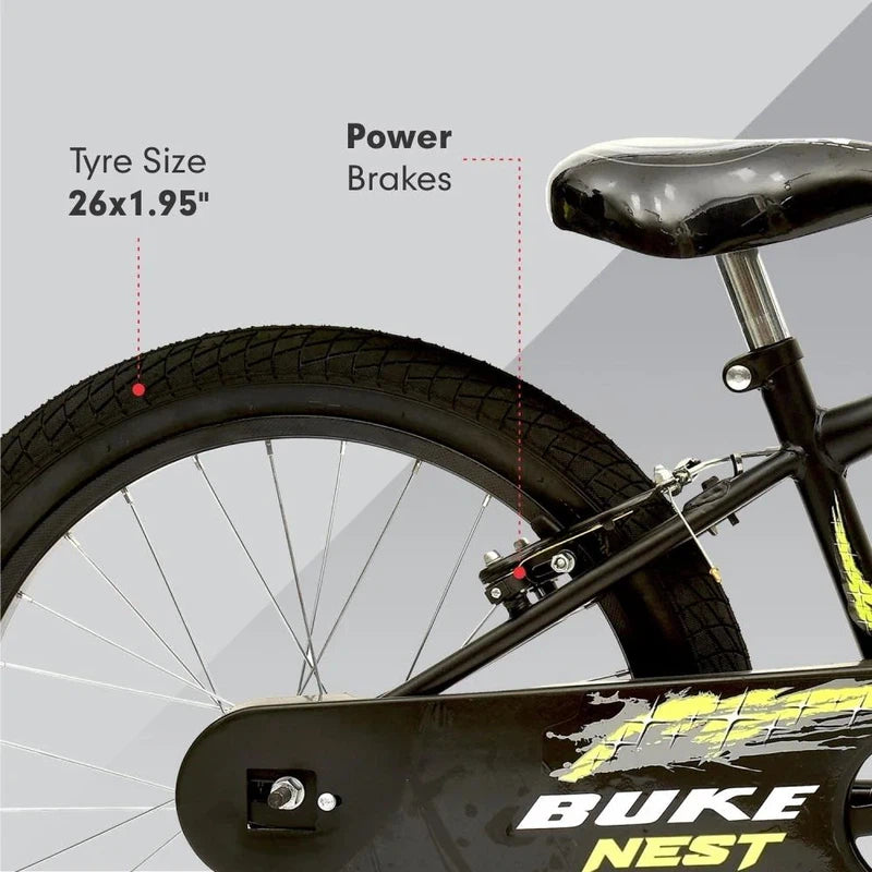 Buy Nest 20T Bicycle Black Matt Colour | COD not Available on Snooplay ...