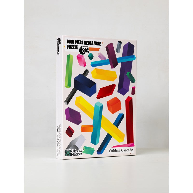 Buy Cubical Cascade Theme Jigsaw Puzzle - 1000 Pieces (14 Years till Grown Ups) on Snooplay India