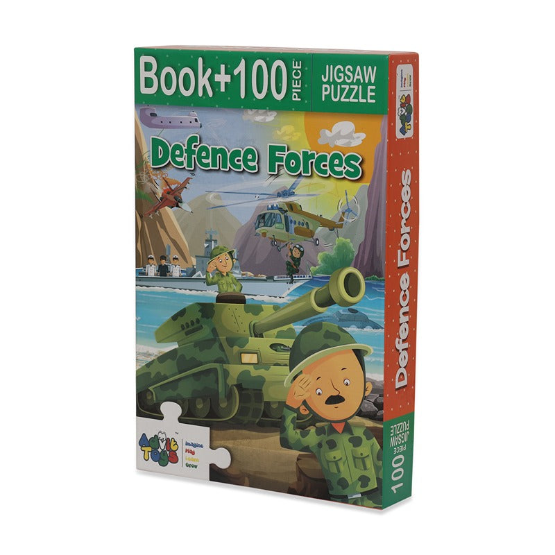 Buy Defence Force - Jigsaw puzzle (100 Piece + Educational Fun Fact ...