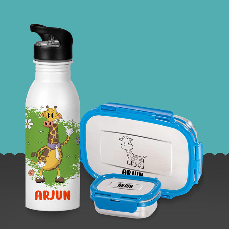 Buy Personalised bottle tiffin set - (COD not Available) on Snooplay India