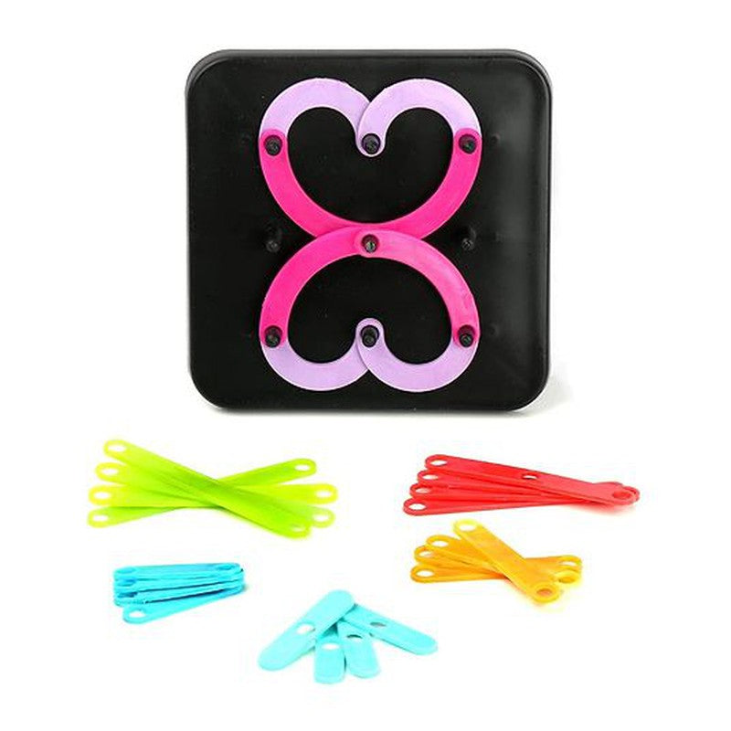 Alphanumeric and Shape Puzzle Educational board with Strips - Multicol ...