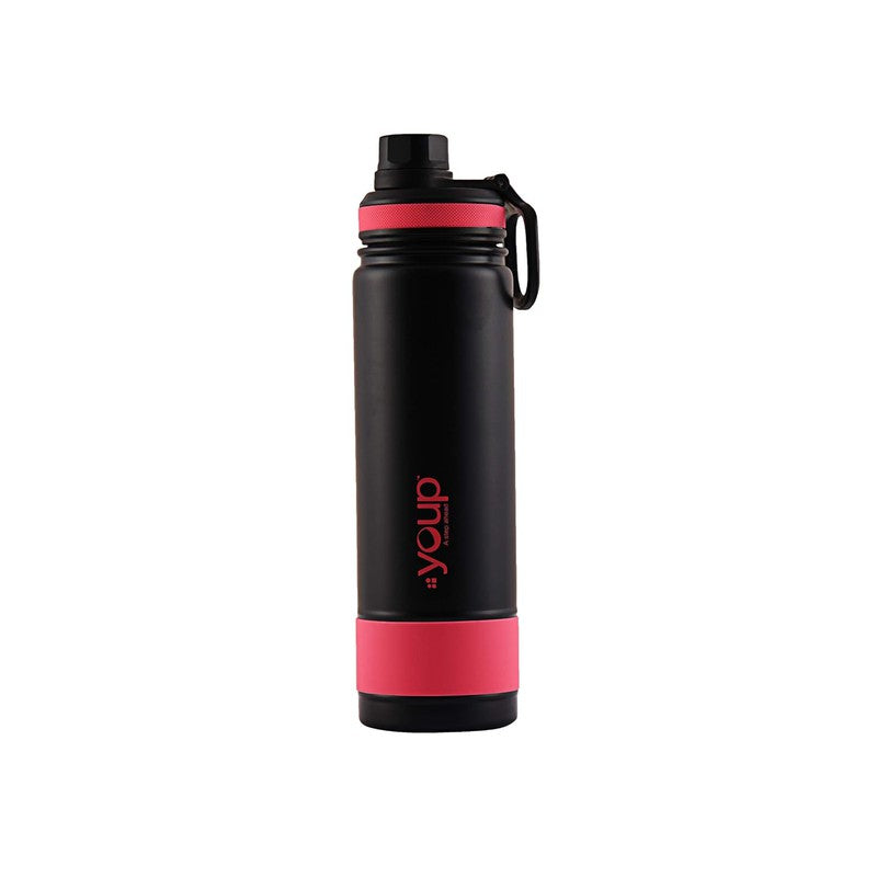 Youp Thermosteel Pink Color Water Bottle Sapphire902 - 900 ML – Snooplay
