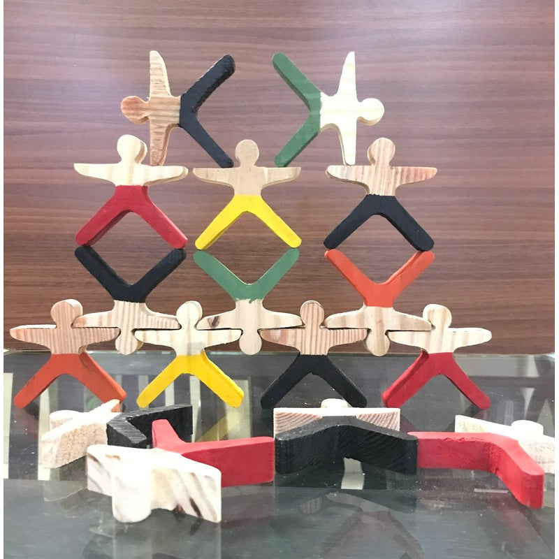 Buy Acrobats Balance Game Stacking Human Shapes Blocks on Snooplay India