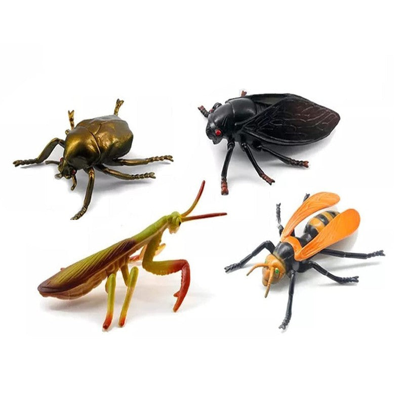 Real Looking Fake Insects Toy (Pack of 4) – Snooplay