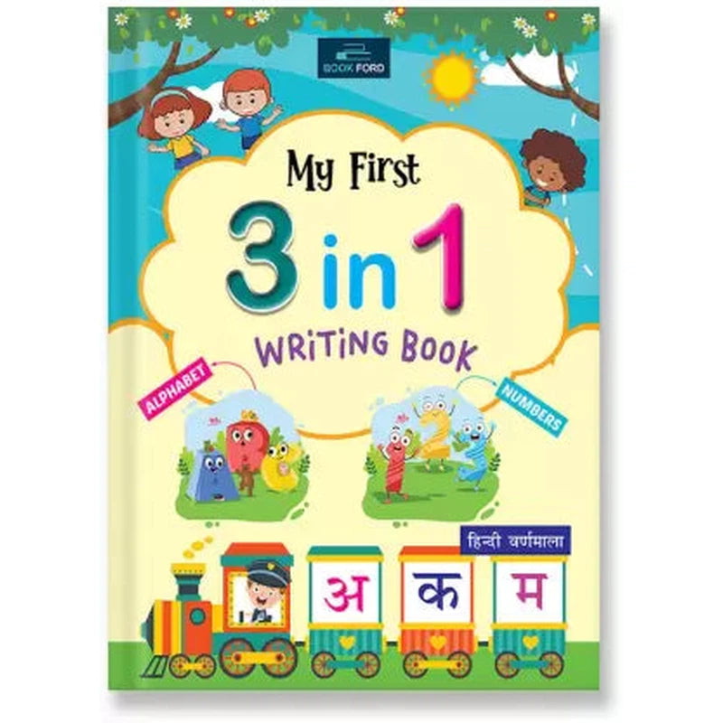 My First 3 In 1 Writing Book For Kids ( Single Color ) – Snooplay