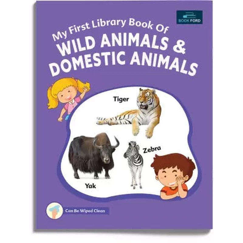 My First Library Book Of - Wild Animals And Domestic Animals Books For ...