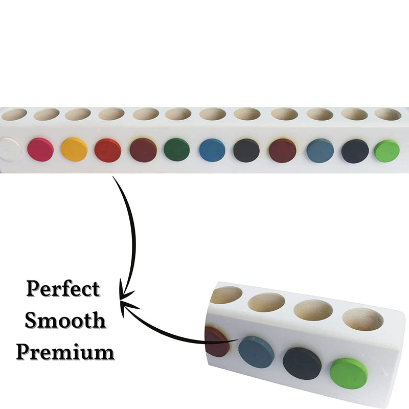 Buy Wooden Pencil Sorting Holder Toy | 12-Slot Color Learning (3-6 ...