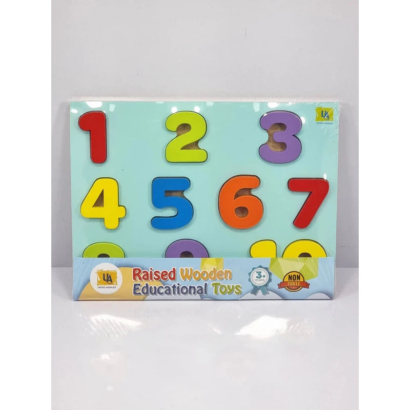Buy Wooden 1 To 10 Raised Number Educational Puzzle (2-5 Years) on ...
