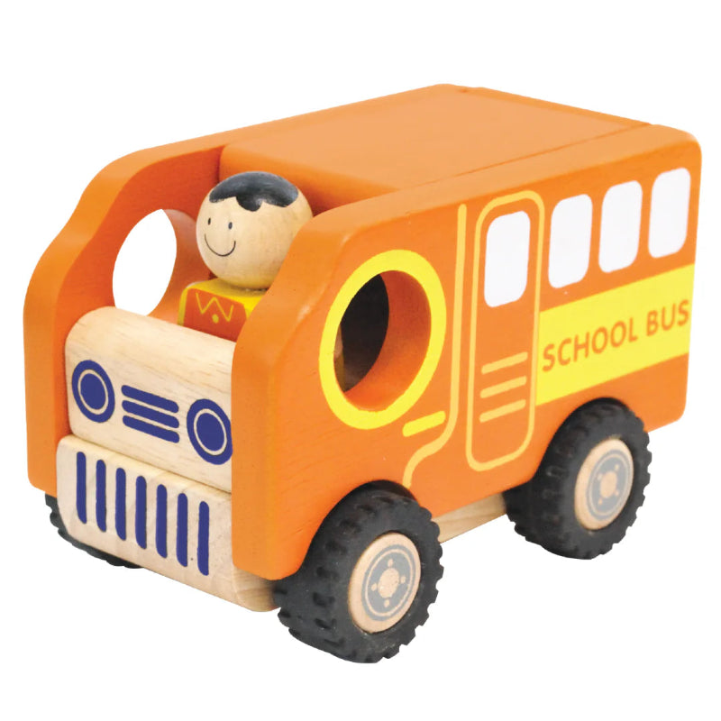 Buy Wooden School Bus Toy (1-3 Years) on Snooplay India