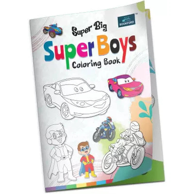 Super Big Coloring Book - Super Boys For Kids – Snooplay