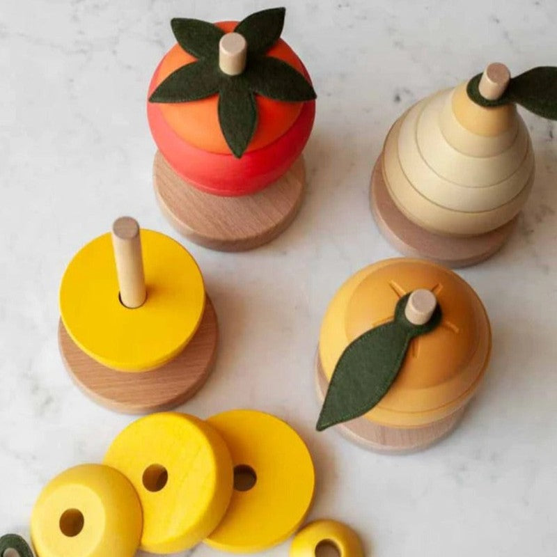Buy Wooden Stacking Fruits - 4 Pieces (3-7 Years) | Assorted Colors on ...