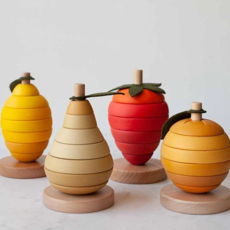Buy Wooden Stacking Fruits - 4 Pieces (3-7 Years) | Assorted Colors on ...