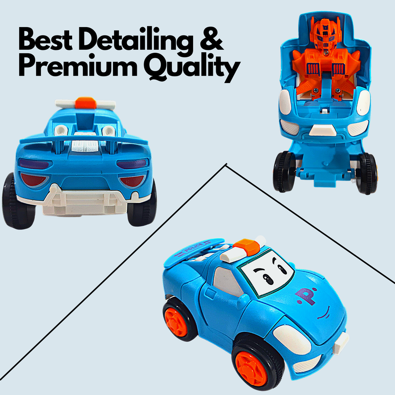 Buy Mini Transformer Toy Car Toys for Kids - (Blue) On Snooplay India