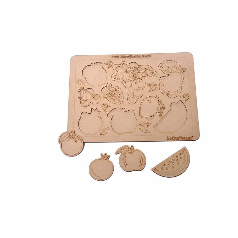 Buy Fruits Board Identification Puzzle Board with Color Kit (2-5 Years ...