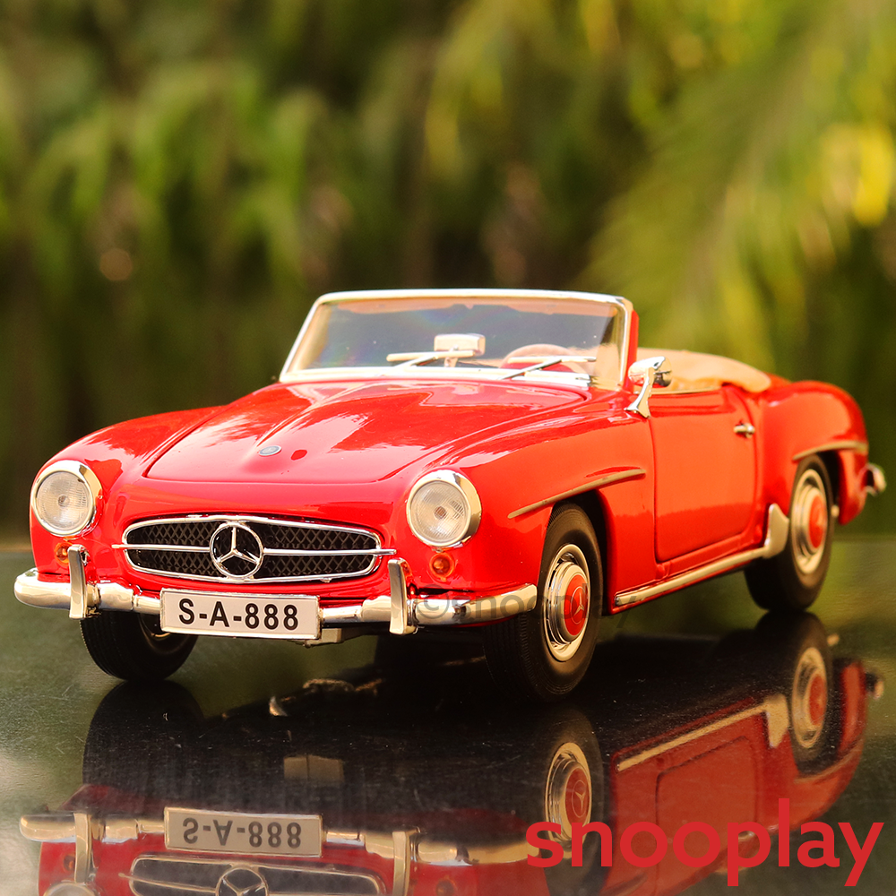 Licensed 1955 Mercedes-Benz 190SL Diecast Car Model (1:18 Scale) – Snooplay
