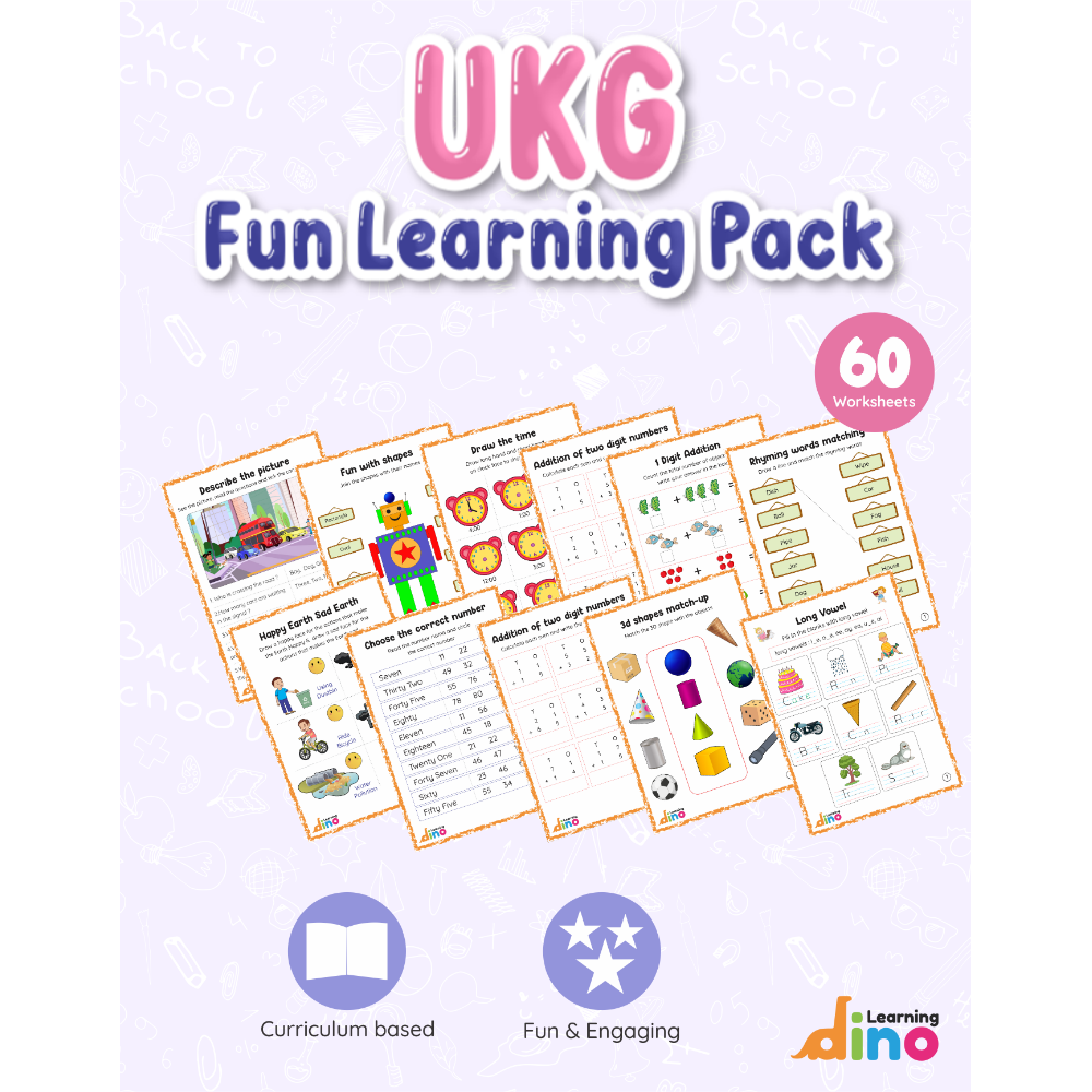 Buy Learning Dino UKG Fun Learning Pack on Snooplay Online India