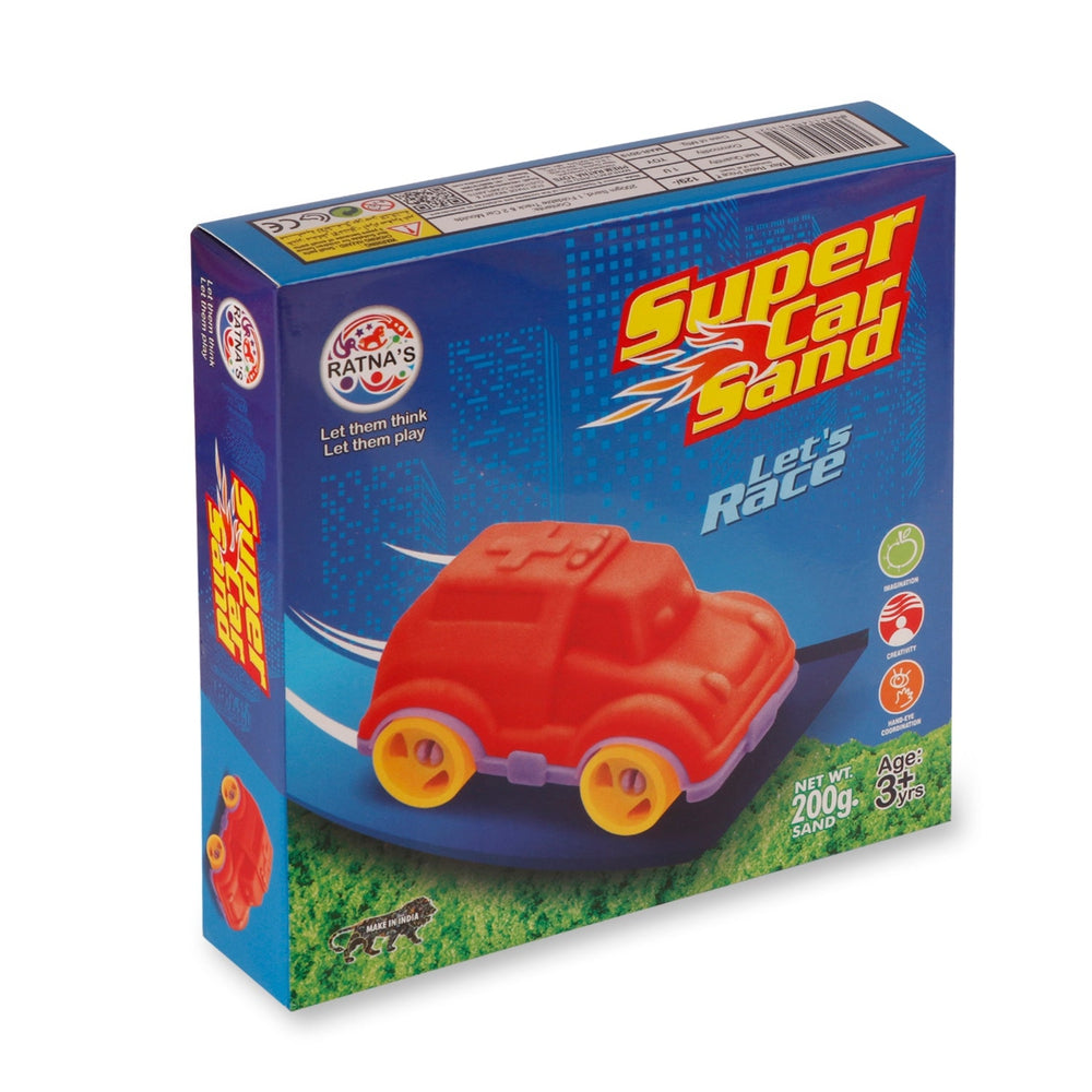Buy Super Car Sand Activity Kit - 200 g (3-8 Years) on Snooplay India