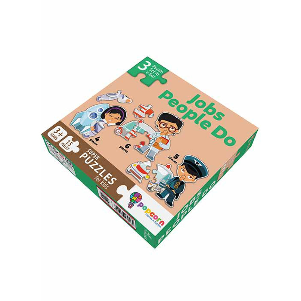 Buy Set of 3 Super Jigsaw Puzzles - Jobs People Do (1-2 Years) on ...