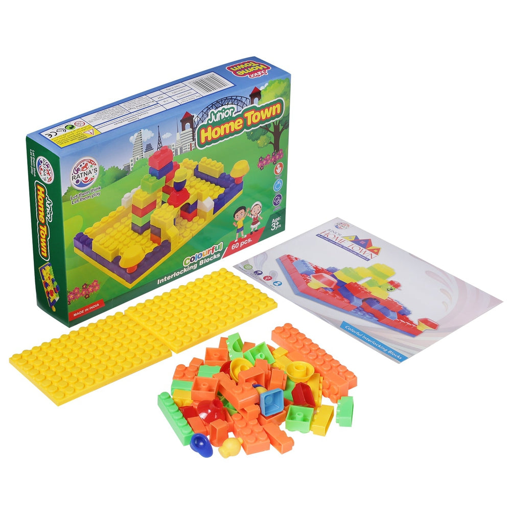 Buy Home Town Building Blocks Junior - 60 Pieces (2-4 Yeas) on Snooplay ...