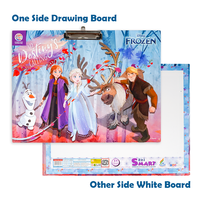 Buy Disney Frozen Jumbo Drawing pad 2 in 1 with write & wipe board oon ...