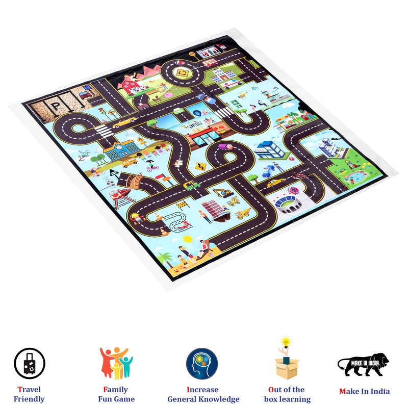 Buy Road Map - A Pretend Play Mat (3-8 Years) on Snooplay India