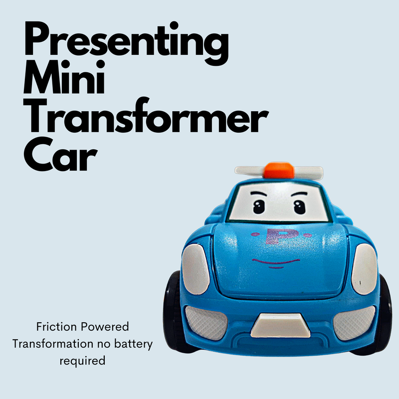 Buy Mini Transformer Toy Car Toys for Kids - (Blue) On Snooplay India