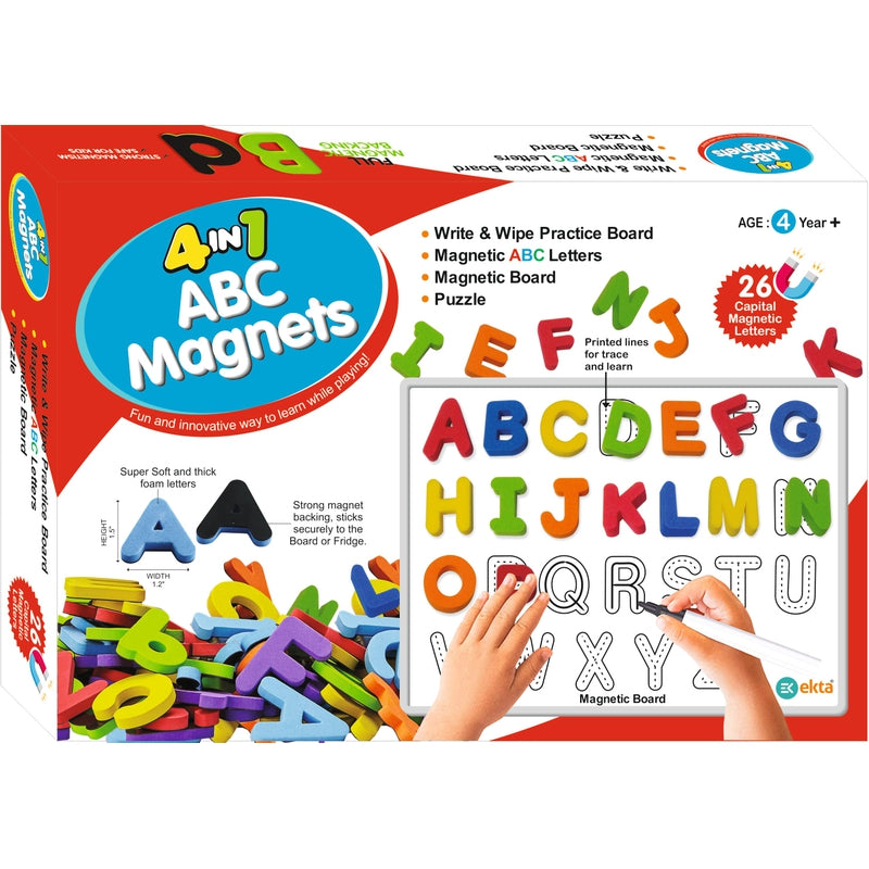 4 in 1 Abc Magnetic Alphabet Letters – Snooplay
