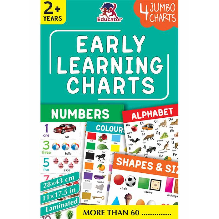 Buy Early Learning Charts (2-6 Years) on Snooplay India