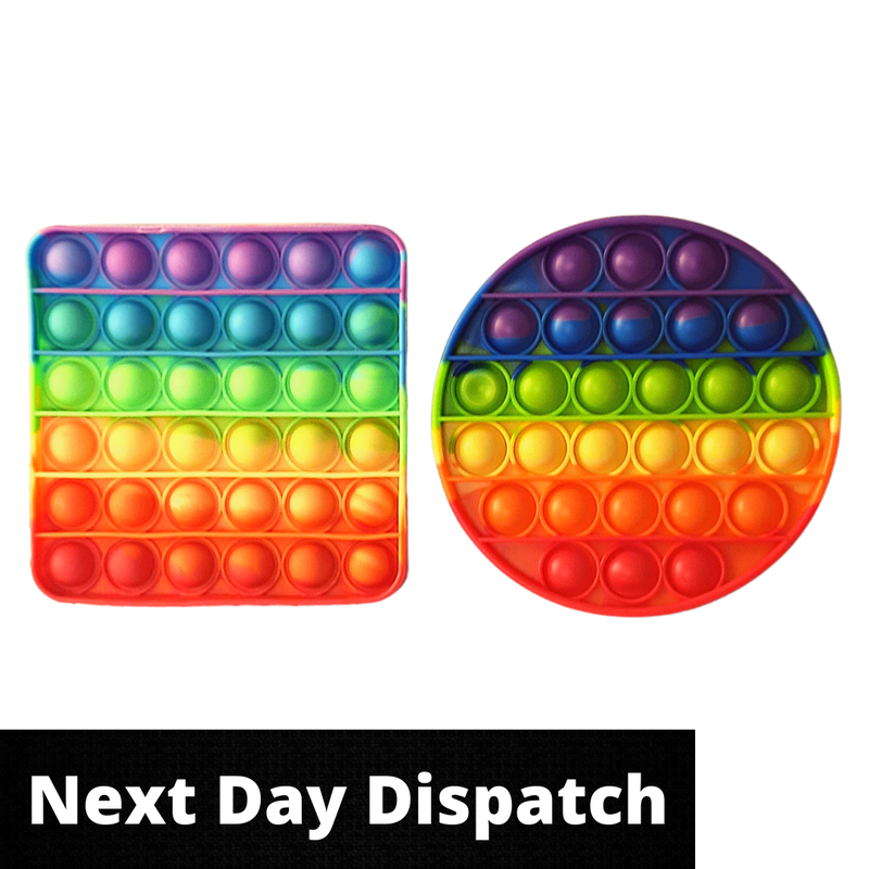 Buy Set of 2 Pop It Toys for Kids | Pop It Fidget Toy | Rainbow Pop It ...