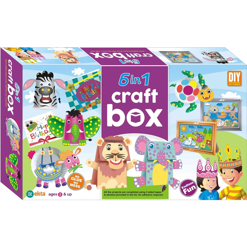 6 in 1 Craft Activity Box for Kids – Snooplay
