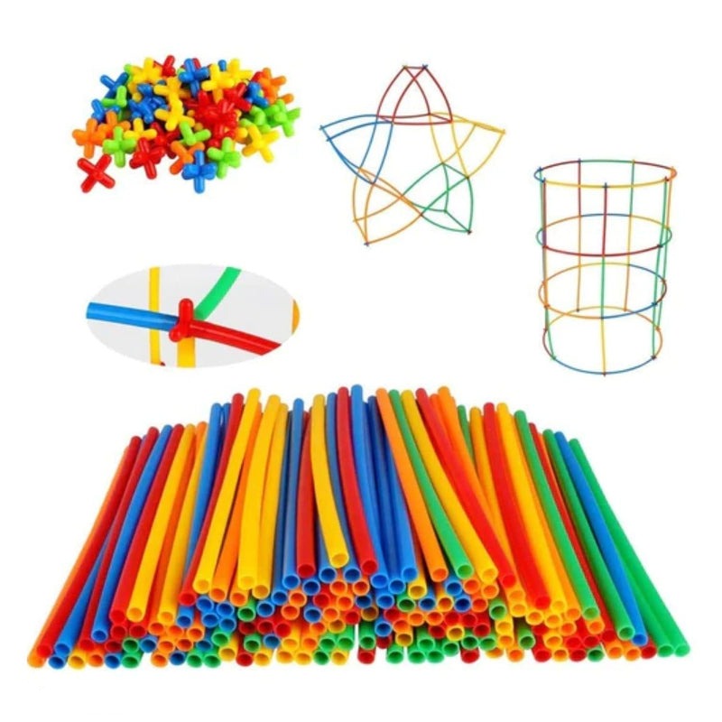 Buy 4D Building Blocks Creative Construction Set - 200 Pieces (5-8 ...