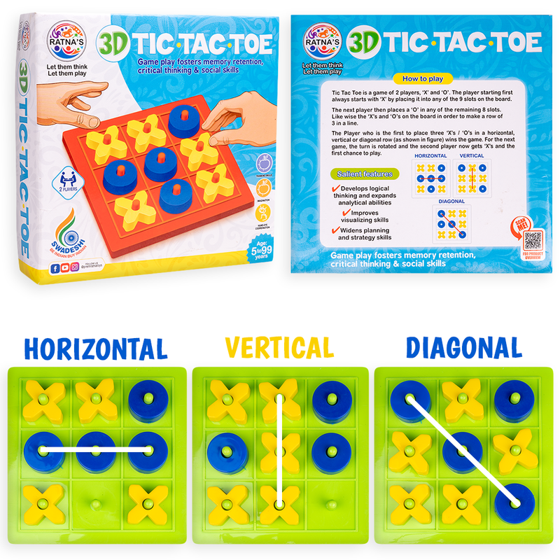 Buy 3d Tic-Tac-Toe - Strategy Game on Snooplay Online India