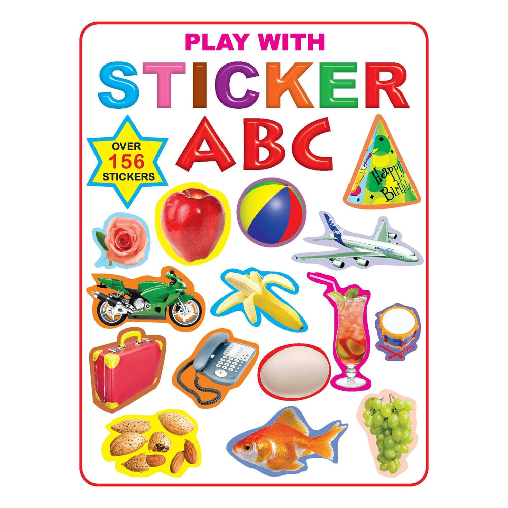 Play With Sticker (ABC) - Activity Book – Snooplay