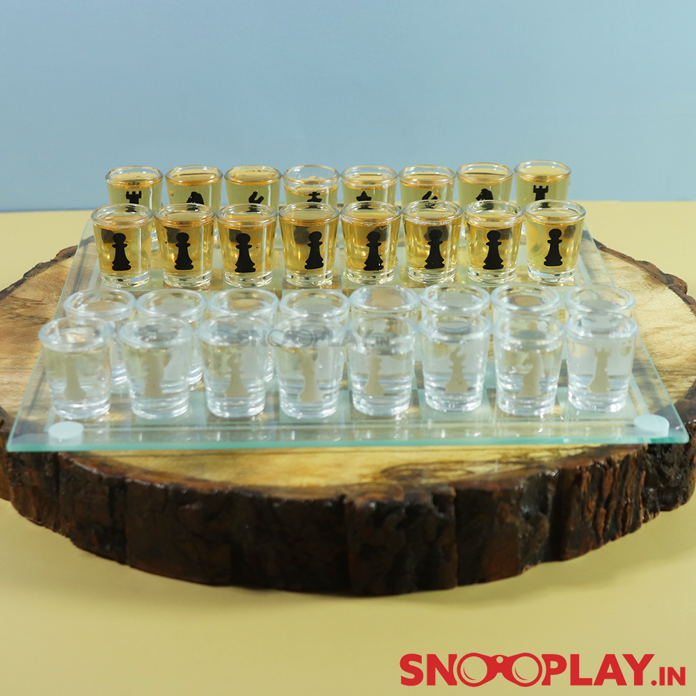 Buy Drinking Chess Game with Shot Glasses (Grown Ups) on Snooplay India
