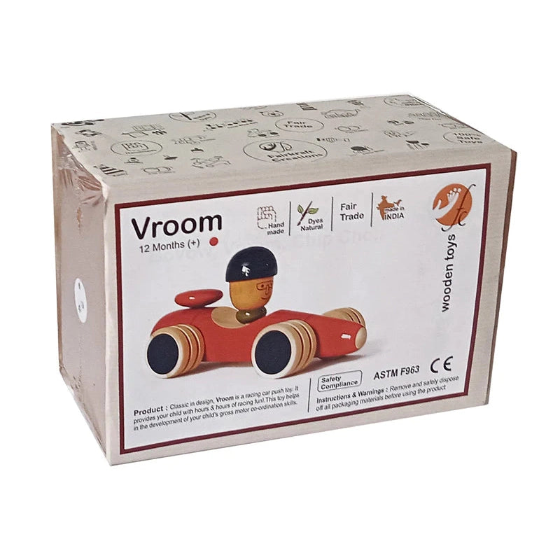 Buy Vroom Racing Car Push Toy (1-3 Years) on Snooplay Online India