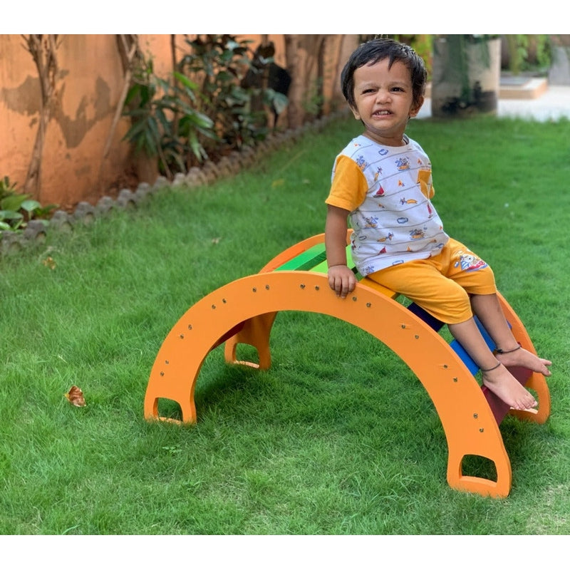 Buy Rainbow Rocker - Montessori Toy (1-4 Years) on Snooplay India