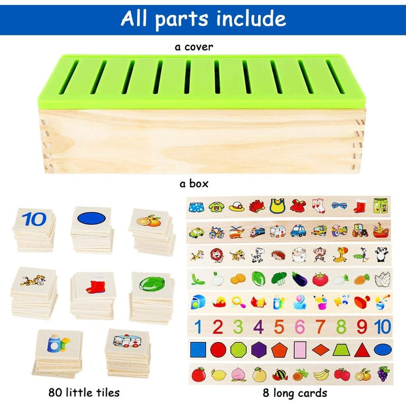 Buy Knowledge Classification Wooden Box (3-6 Years) on Snooplay India