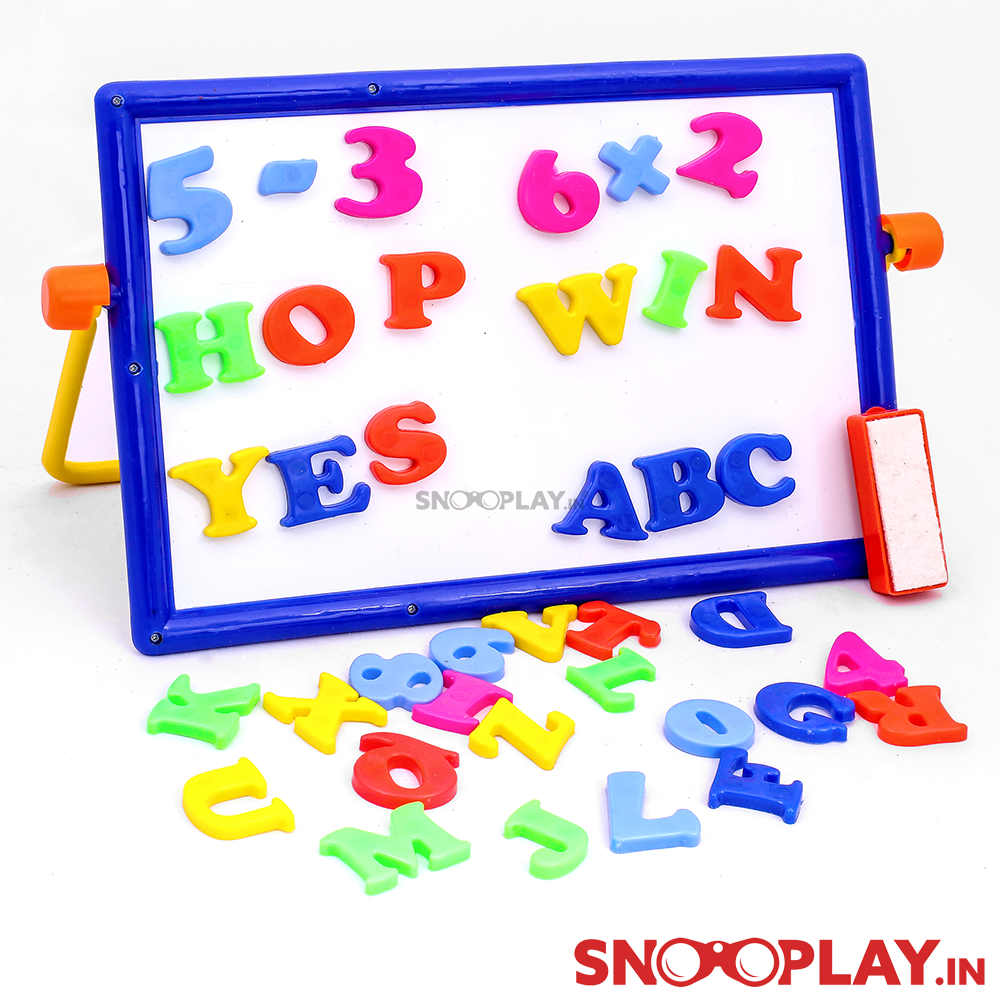 Buy Black and White Board with Magnetic Alphabets (2-5 Years) on ...