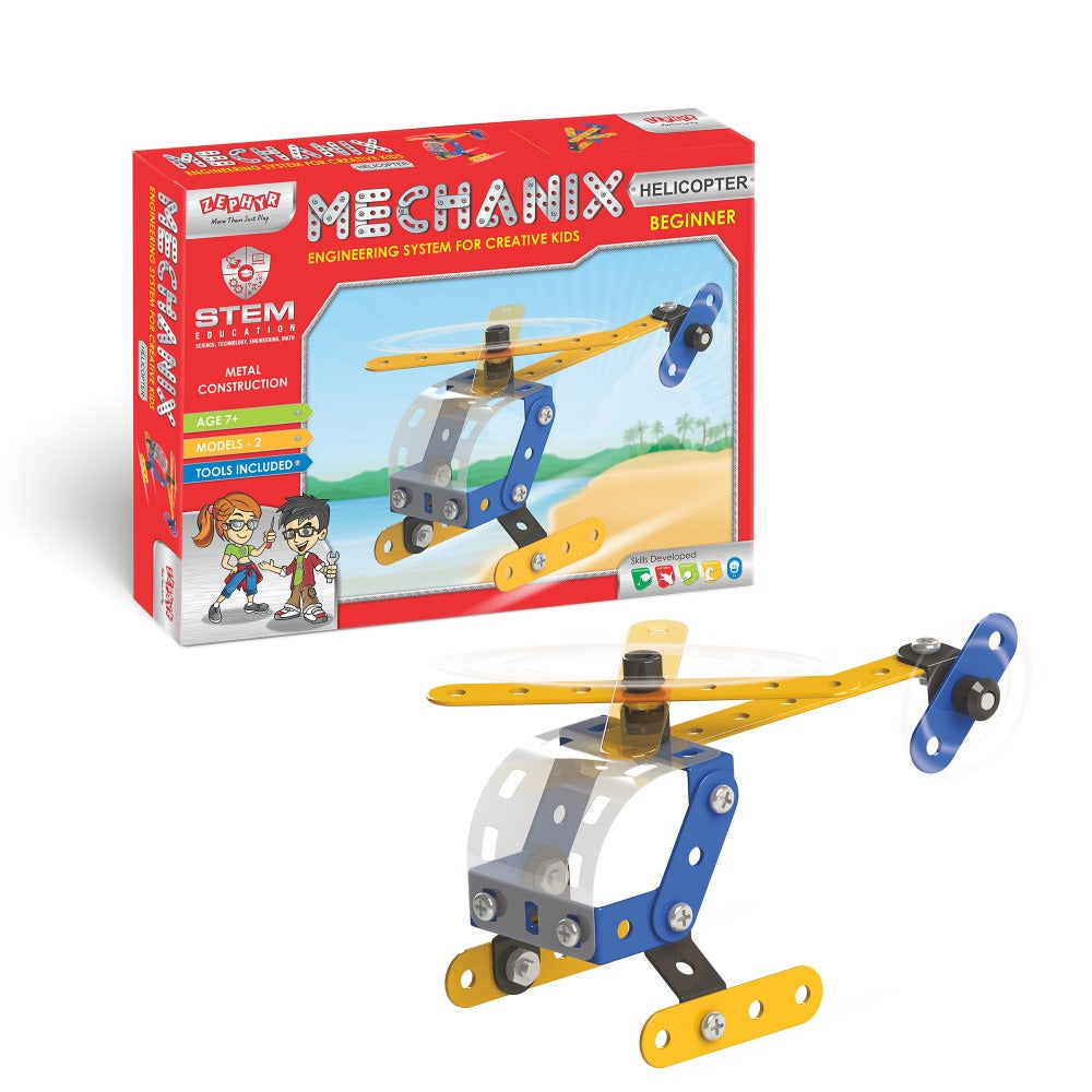 Buy Mechanix Building Blocks - Beginner Helicopter (7-11 Years) on ...