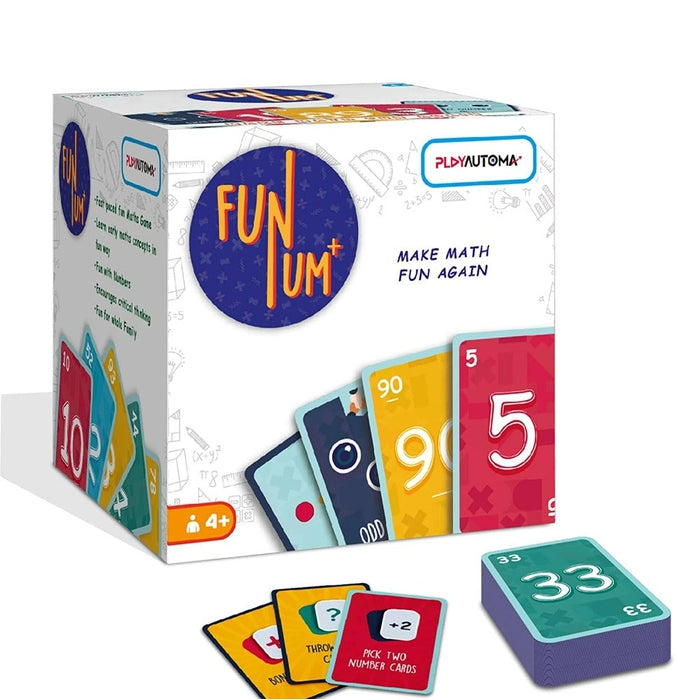 Buy Fun Num Card Game - Make Math with Fun (4-8 Years) on Snooplay India