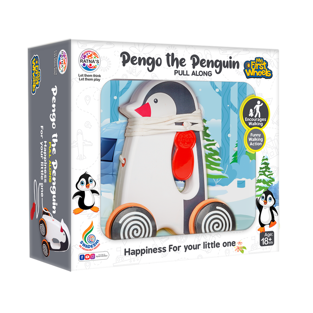 Buy Pengo the Penguin Pull Along Toy on Snooplay Online India