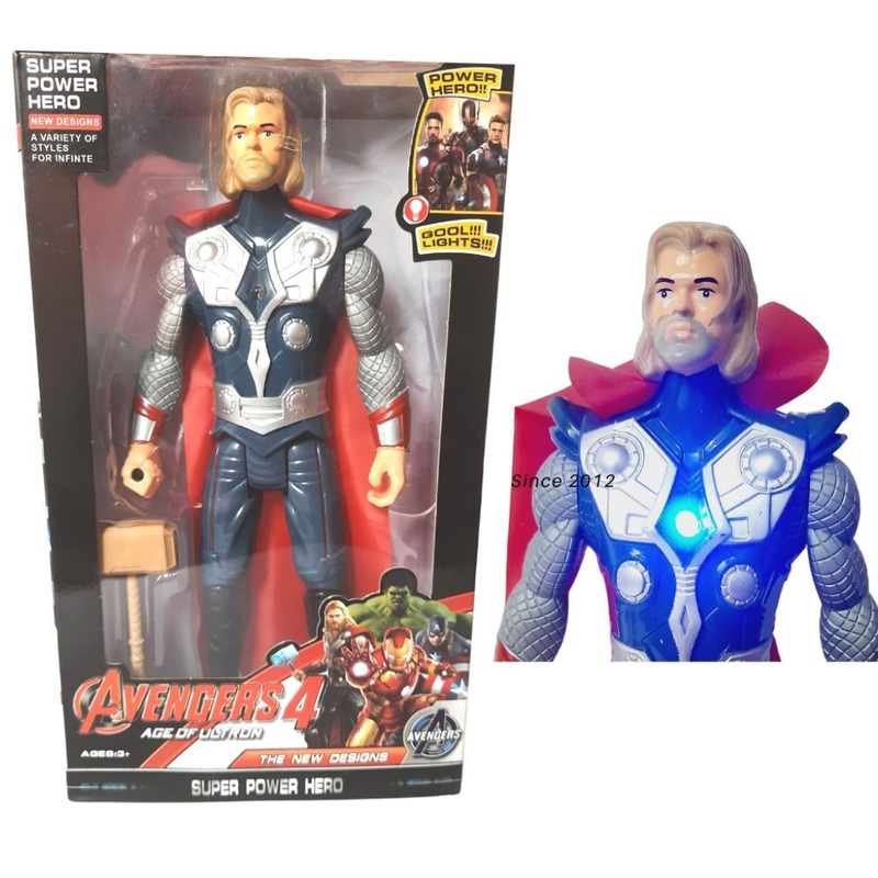 Buy Thor Toy with Light, Thor Hammer, Thor Stormbreaker Action Figure ...