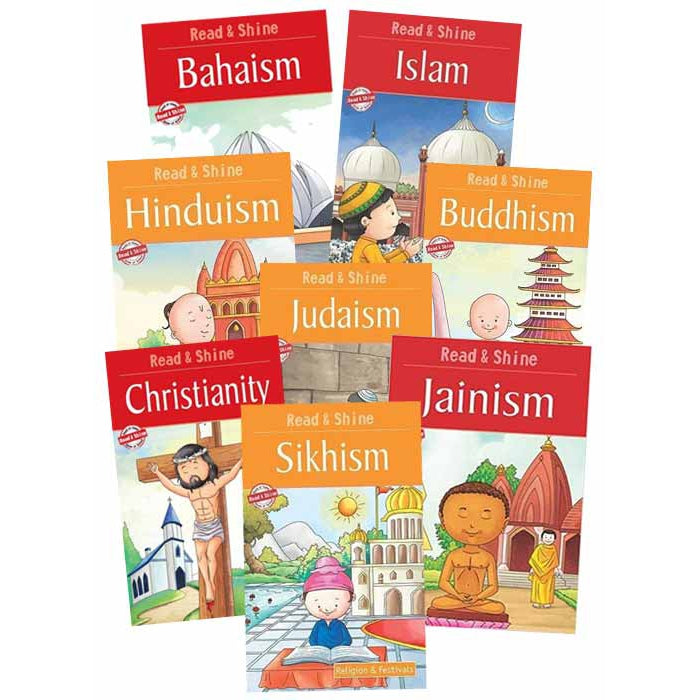 Buy Set of 8 Reading Story Books About Religion for Children On ...