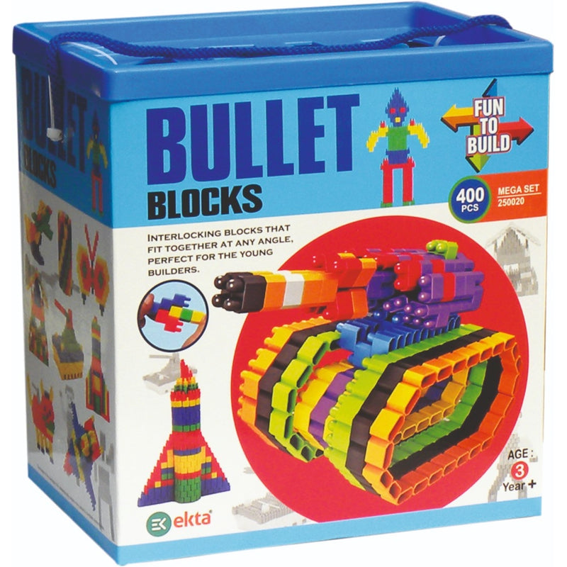 Buy Bullet Blocks Mega Set - 400 Pieces (3-7 Years) on Snooplay India