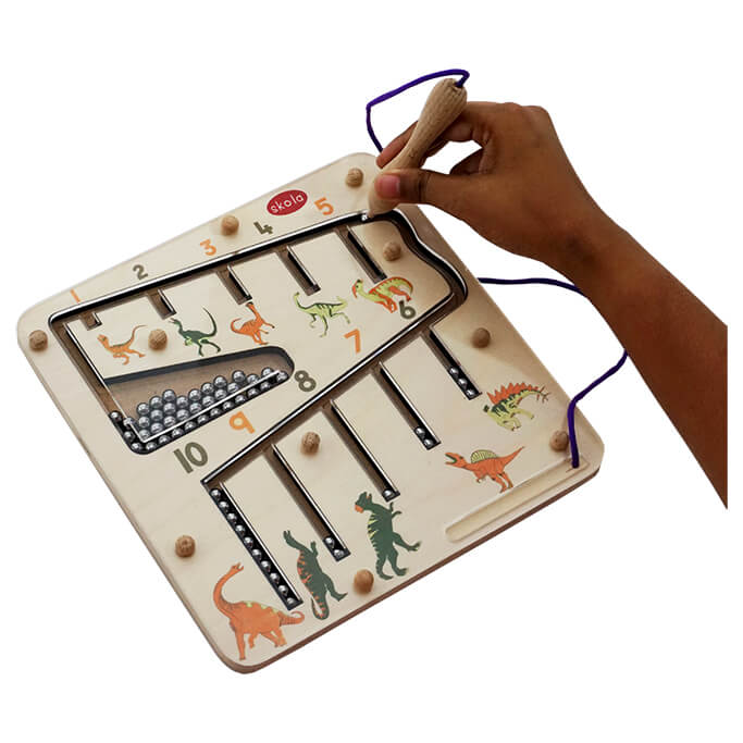 Buy Dinosaur Number Maze Game (3-5 Years) on Snooplay India