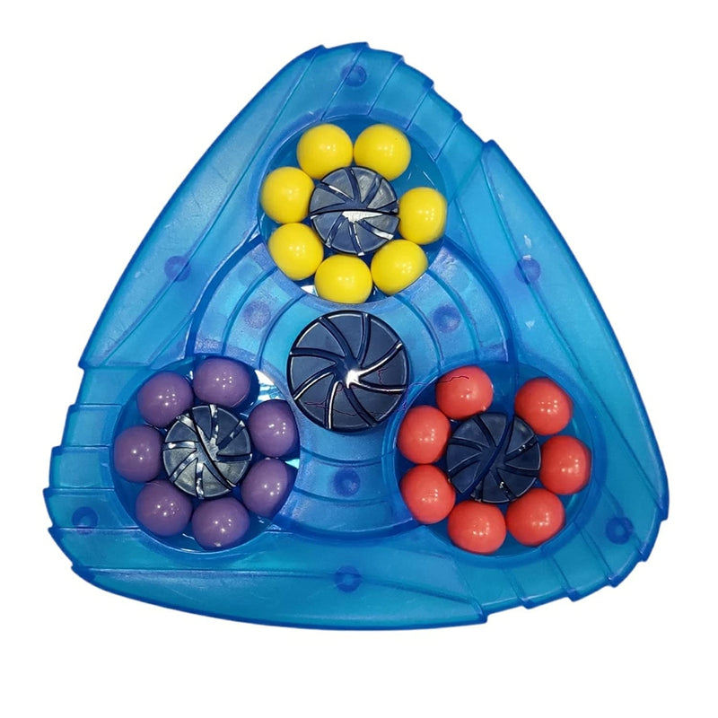 Buy Triangular Shape Brain Puzzle Teaser Pop Fidget Spinner Cube ...